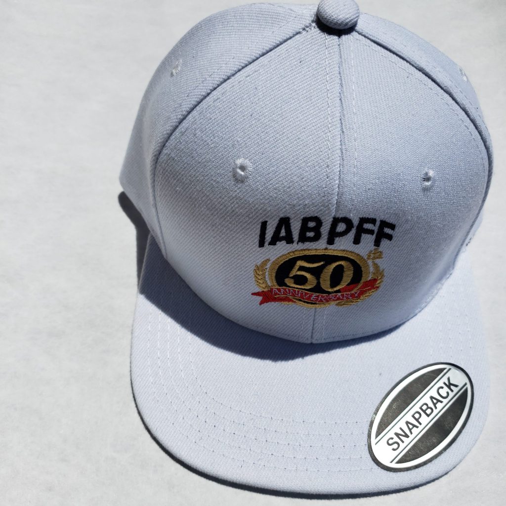 IABPFF 50th Anniversary White Hat – IABPFF Merchandise Mall